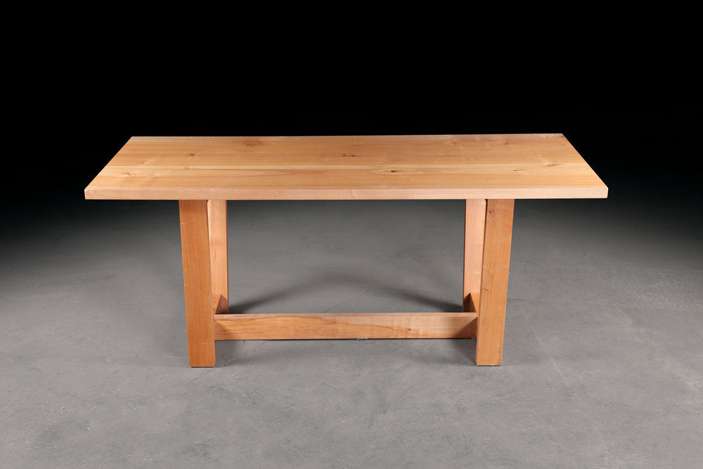 Maple Dining Table w/ Matching Base & Trestle – Urban Lumber Co.