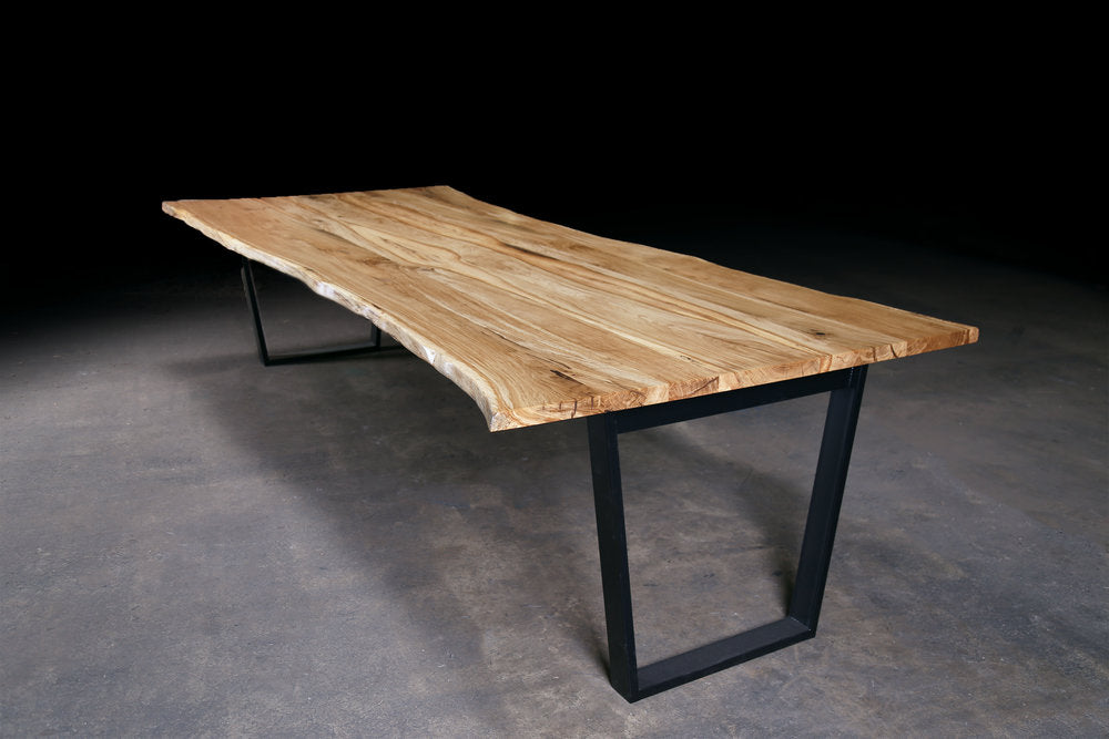 Live Edge Oak Dining Table – Urban Lumber Co.