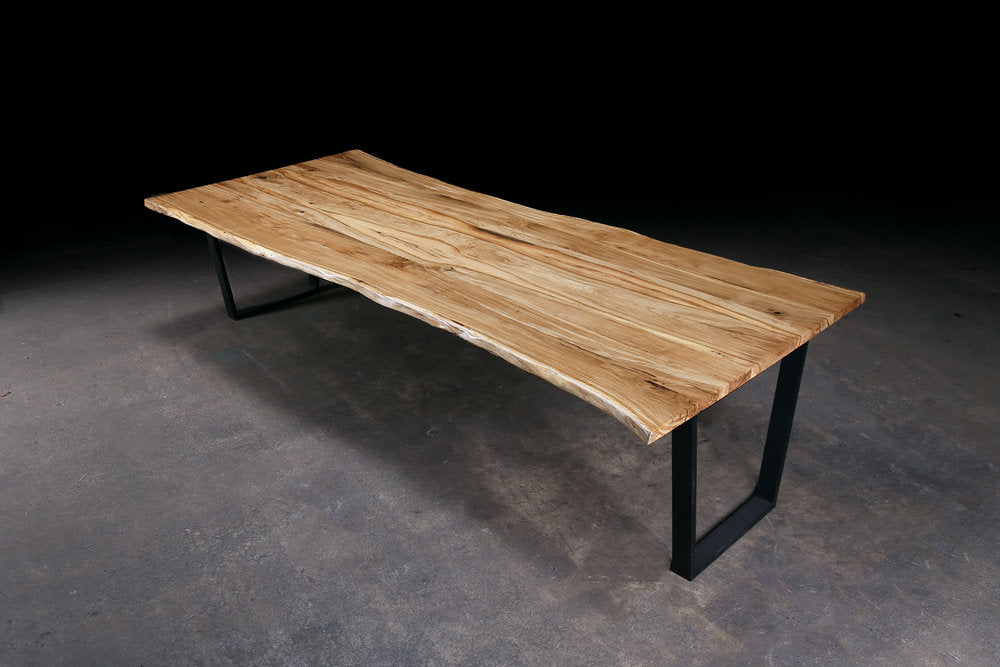 Live Edge Oak Dining Table – Urban Lumber Co.