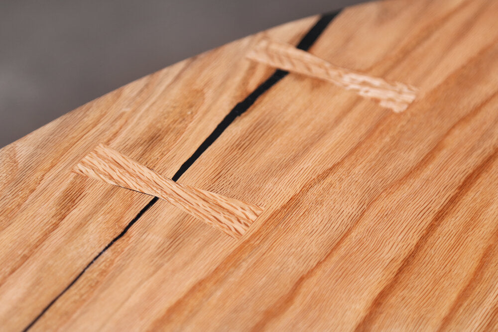Round Pin Oak Dining Table – Urban Lumber Co.