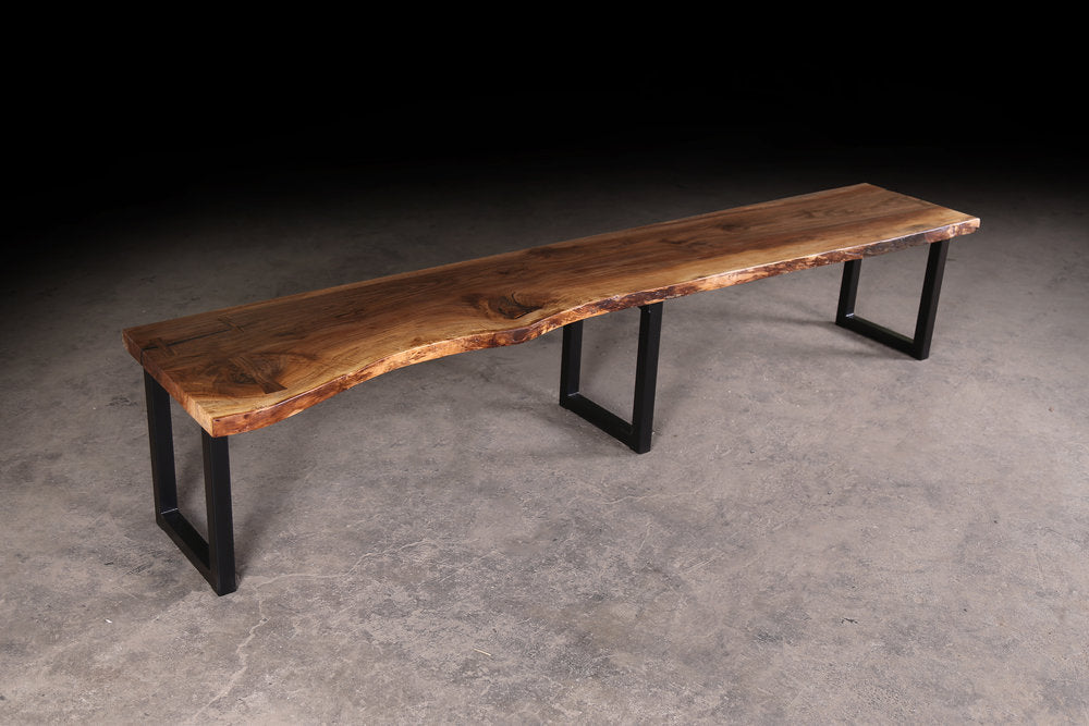 Live Edge Walnut Bench – Urban Lumber Co.